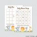 Safari Baby Shower Bingo Cards Printable Blank Bingo Cards