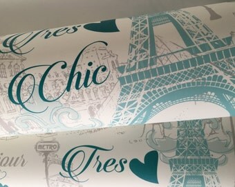 French wallpaper | Etsy