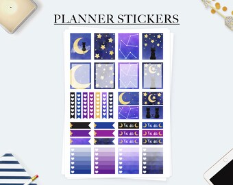 Galaxy watercolor | Etsy