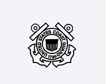 Coast guard decal | Etsy