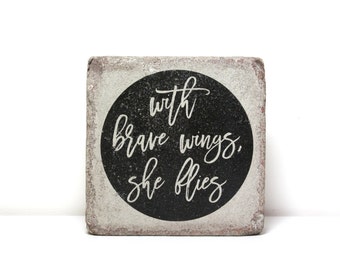 Scripture Bookends/ Concrete Bookends/ Joshua 1:9 / Be strong