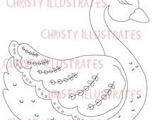 Popular items for goose illustration on Etsy