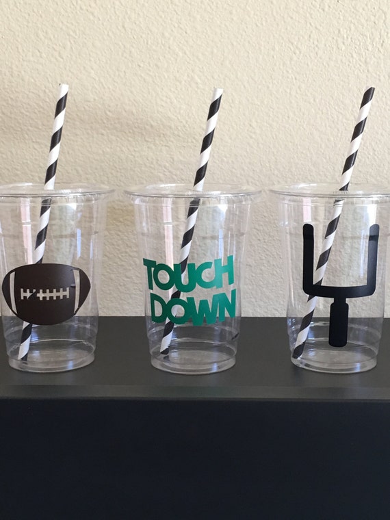 Football party cups football Birthday Party Cups Football