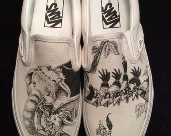 Custom Vans Painted Shoes Choose Your Design Hand Painted Vans