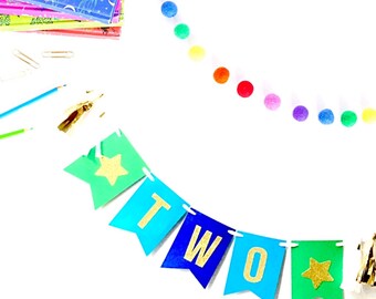 2 year old banner | Etsy