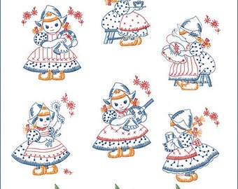 Dutch embroidery | Etsy