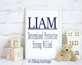 Items similar to Eleanor Name Meaning Definition Printable Nursery Art ...