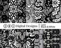 Unique lace digital paper related items | Etsy