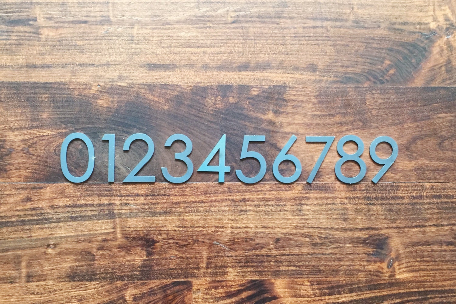 Modern 2 Numbers Laser Cut Metal Numbers