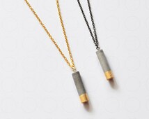 Popular items for concrete necklace on Etsy