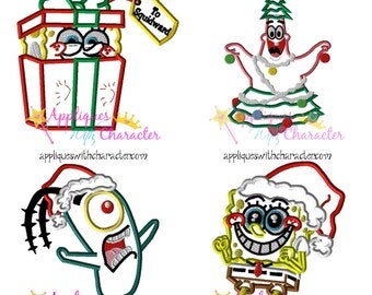 Spongebob applique | Etsy