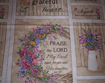 Bible verse fabric | Etsy