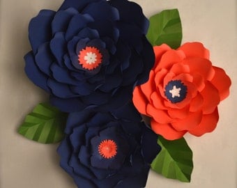 Large paper flowers | Etsy