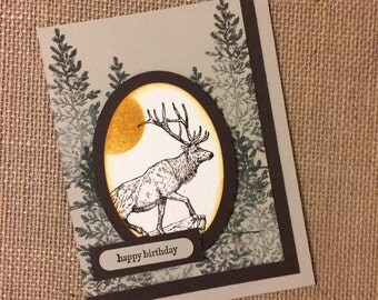 Manly birthday card | Etsy