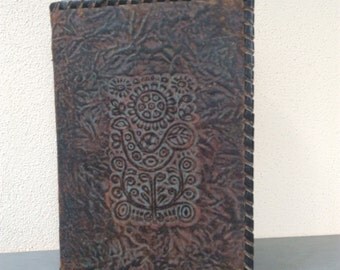 Unique leather book cover related items | Etsy