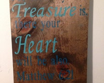 Popular items for where your treasure on Etsy