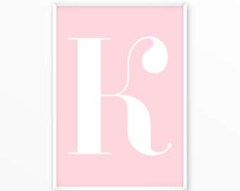 Letter k print | Etsy