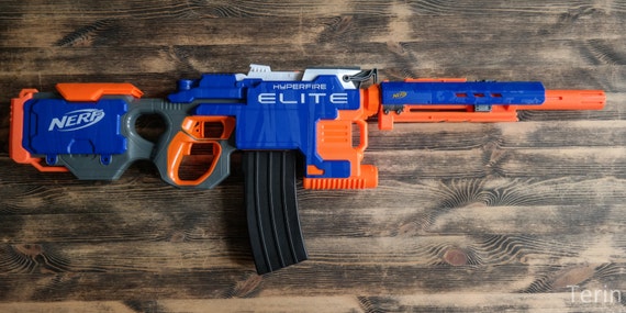 Nerf Hyperfire Blaster Barrel-Connector Adapter Mod