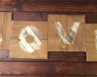 Items similar to Damask and Geometric Patterned Custom Wall Letters ...