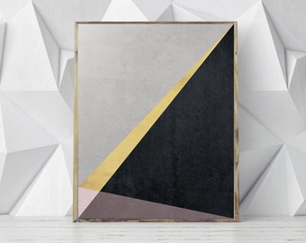 Printable Geometric Art Geometric Print Hexagon Poster