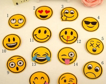 Emoji patches | Etsy
