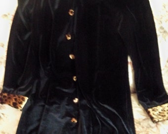 Unique black velvet robe related items | Etsy