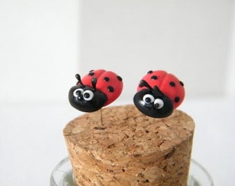 Polymer clay ladybug | Etsy