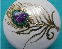 Unique glitter knobs related items | Etsy