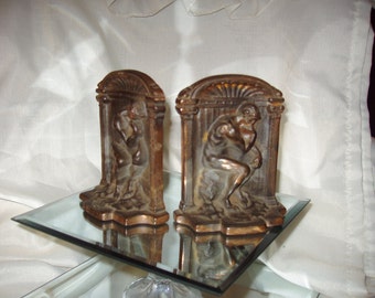 The thinker bookends | Etsy