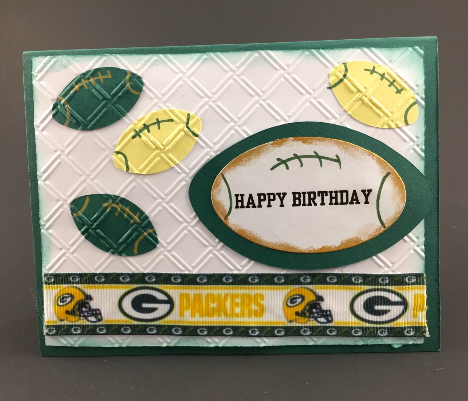 Green Bay Packers cardGreen Bay Packers birthday cardCard