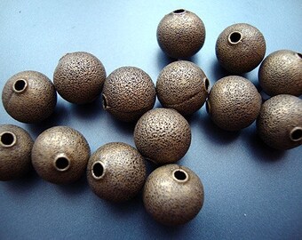 Large copper beads | Etsy