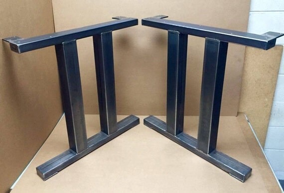 Roman Style Design Dining Table Legs Two Bars Industrial