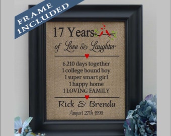 17 years together | Etsy