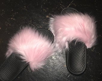 Furry slides | Etsy