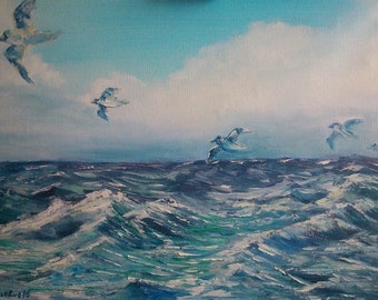 Seabird art | Etsy