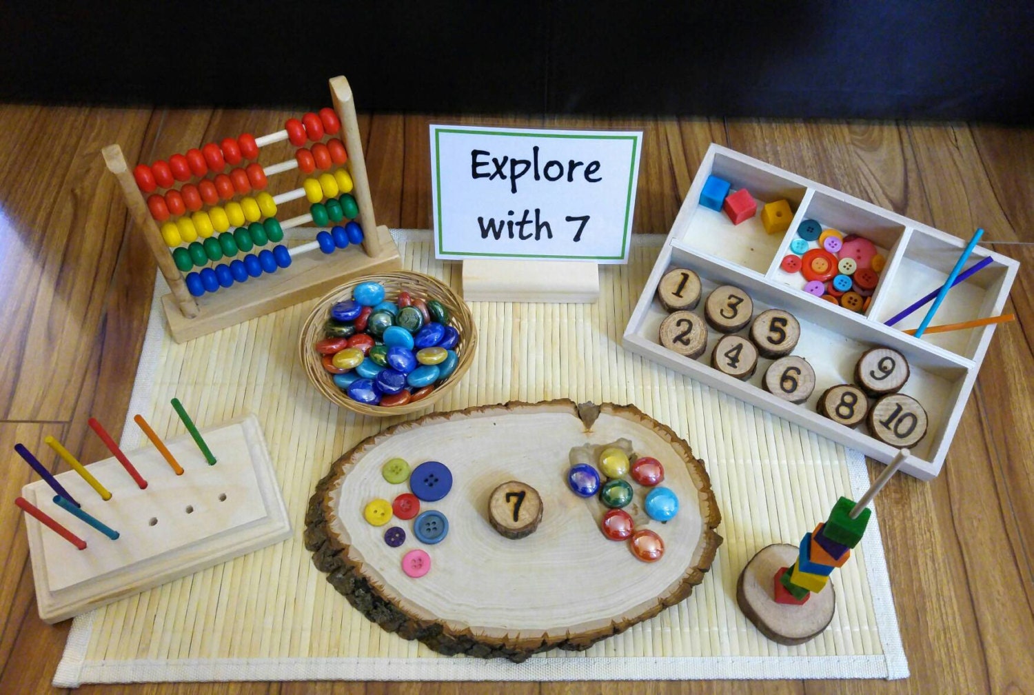 Loose Parts Number Exploration Math Activity Fine Motor