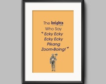 Unique monty python art related items | Etsy