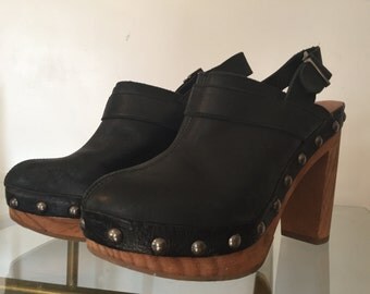 Vintage clogs | Etsy