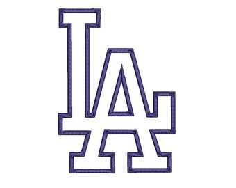 L.A. La Dodgers Los Angeles Custom Stencil FAST FREE SHIPPING from ...