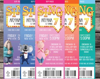 Diy movie ticket | Etsy