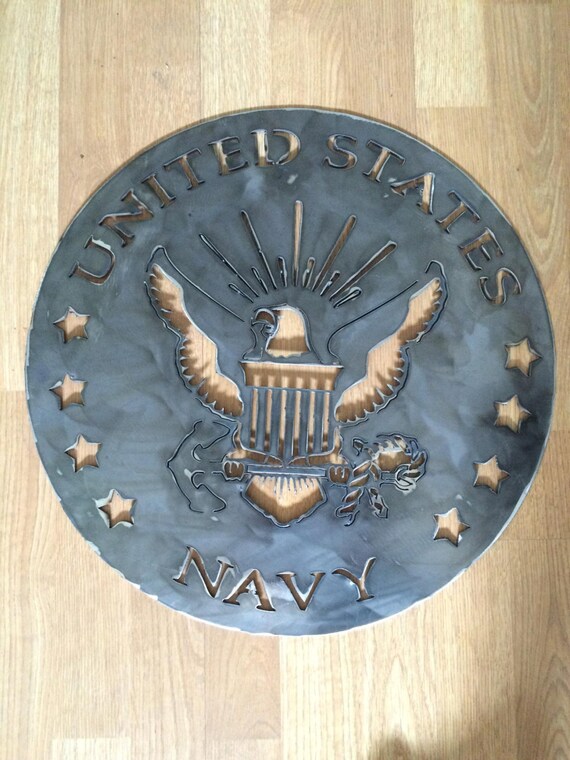 US Navy Metal Art Sign