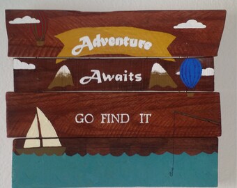 Unique adventure awaits sign related items | Etsy