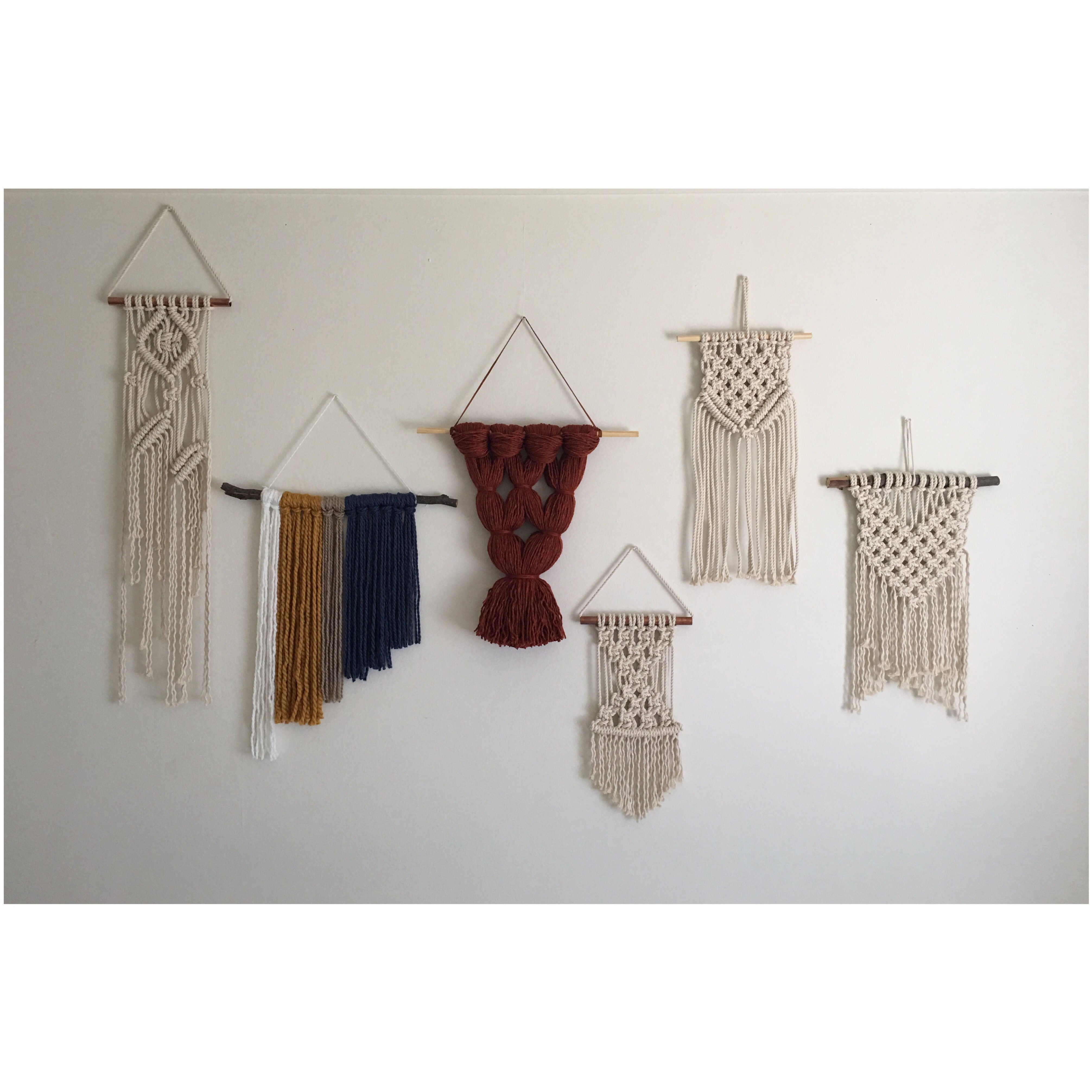 Modern Macrame For Your Home by HOMEmadeVentura on Etsy