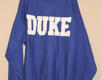 Duke sweatshirt | Etsy