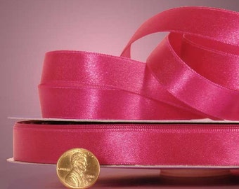 Fushia ribbon | Etsy