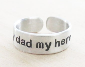 Father daughter ring | Etsy