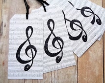 Unique music gift tag related items | Etsy