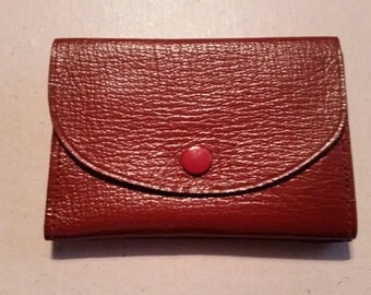 Items similar to Passport Wallet with Snap Closure and Card Holder on Etsy