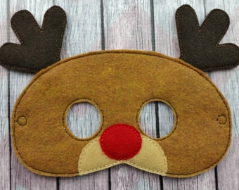 Christmas mask | Etsy