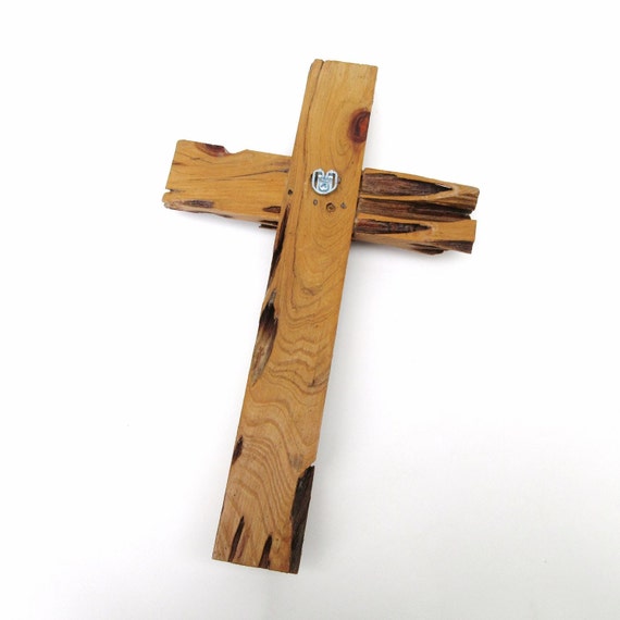 Cypress Wood Cross Pecky Cypress Wood Wooden Wall Art